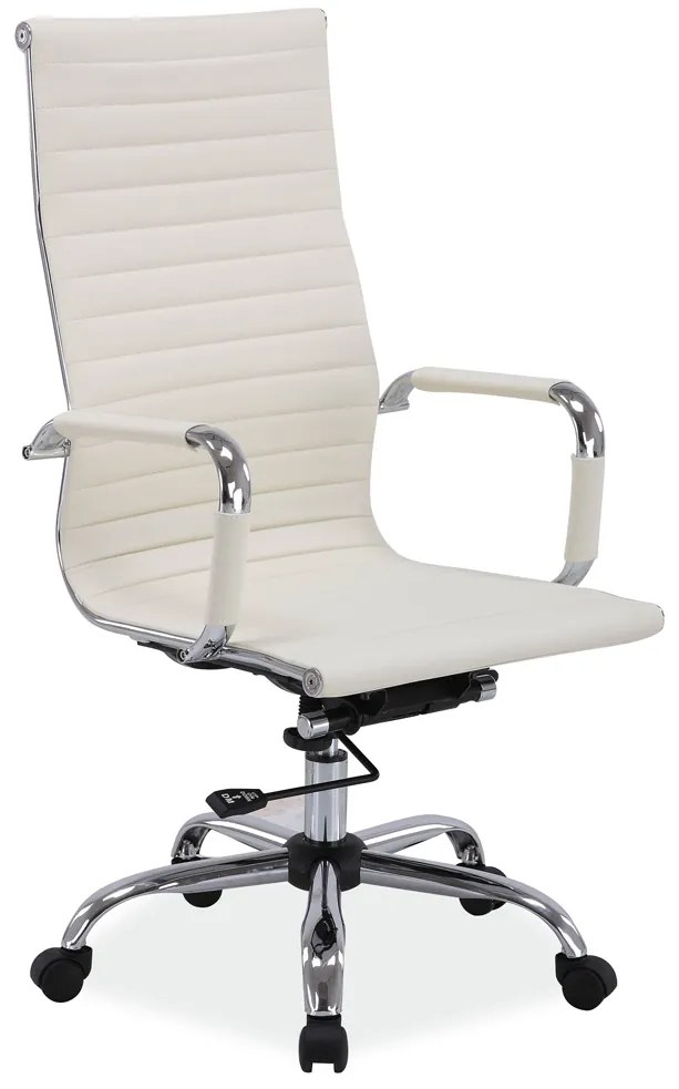 Casarredo Kancelářská židle Q-040 eko krémová