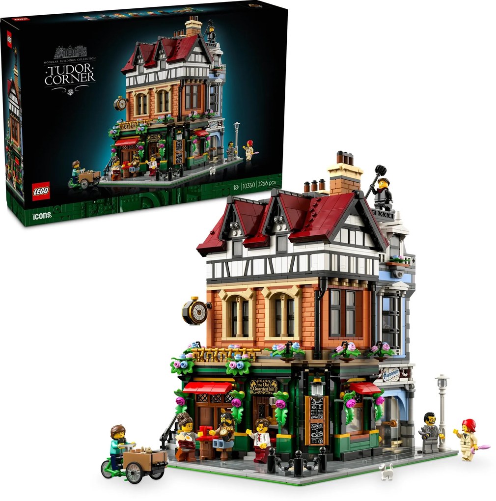 Lego® icons 10350 dům na rohu v tudorovském stylu 5702017813219