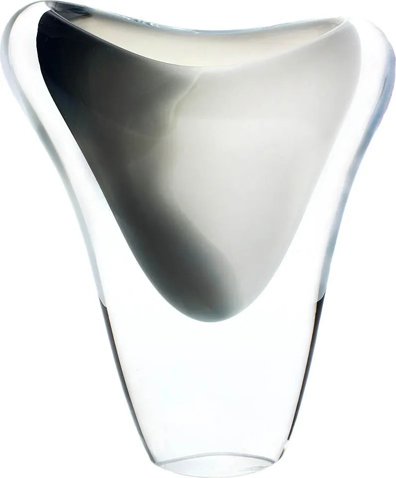 Skleněná hutní váza model 05, růžová a tyrkysová, 20 cm | České hutní sklo od Artcristal Bohemia