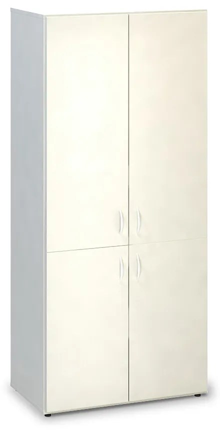 Vysoká skříň ProOffice 80 x 47 x 178 cm, bílá