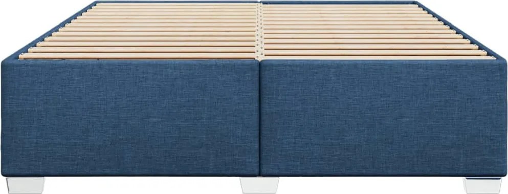 Rám postele bez matrace modrý 180 x 200 cm textil 3284498