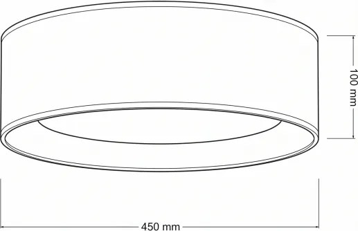 Brilagi - LED Stm. sv. VELVET SM. 24W/230V 3000-6000K pr. 45 cm krémová WT + DO