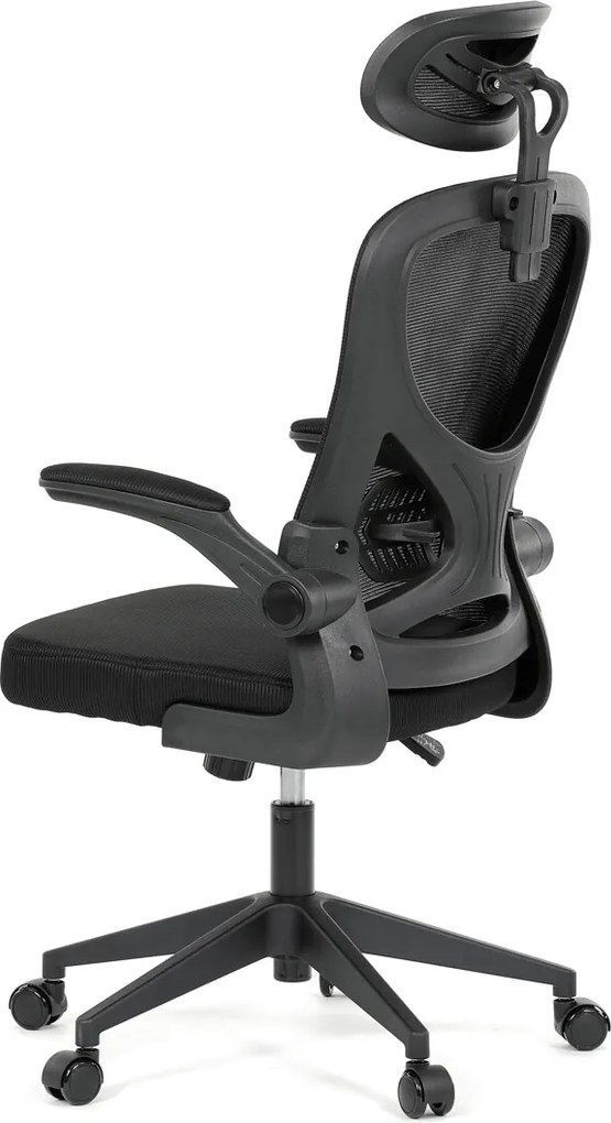 Ergonomická kancelářská židle ALEXANDRE - černá síťovina
