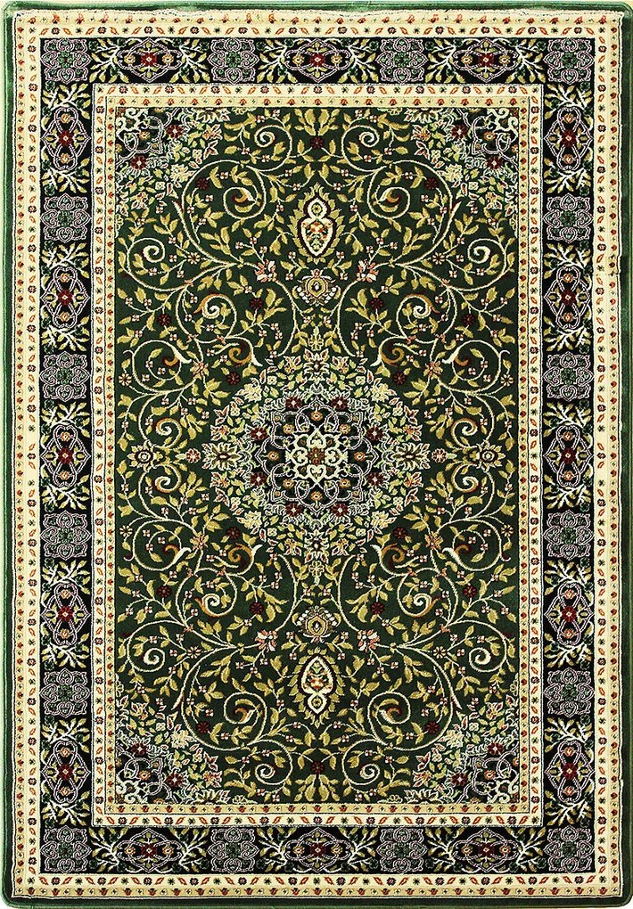 Berfin Dywany, Kusový koberec Anatolia 5858 Y (Green), 300x400, zelená, kancelář