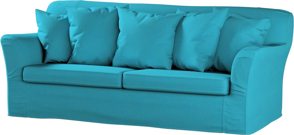 Potah na pohovku IKEA Tomelilla rozkládací barva modrá látka pletený vzor