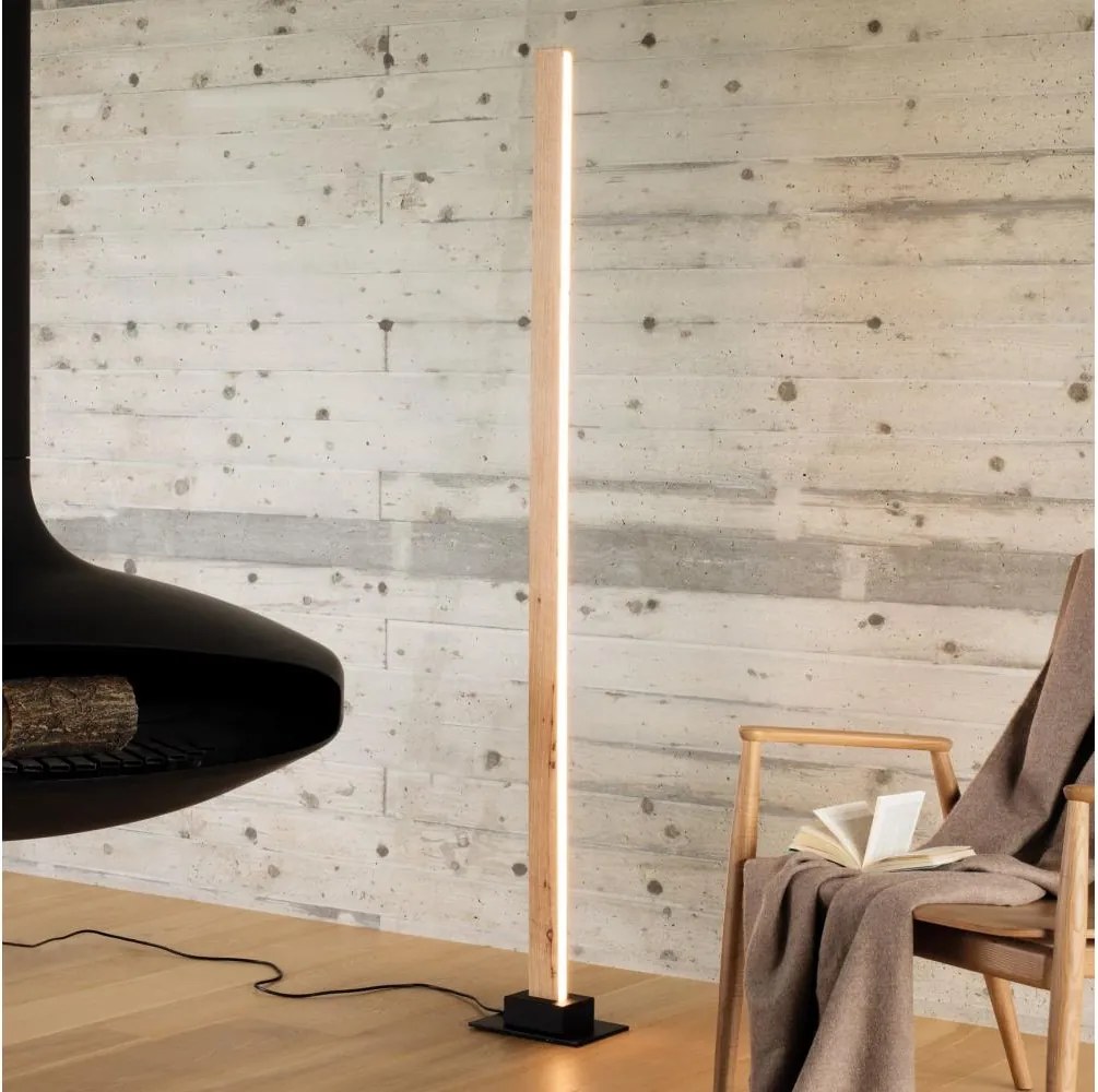 | Ideal Lux - LED Stmívatelná stojací lampa CRAFT LED/26W/230V CRI 90 buk | 284484