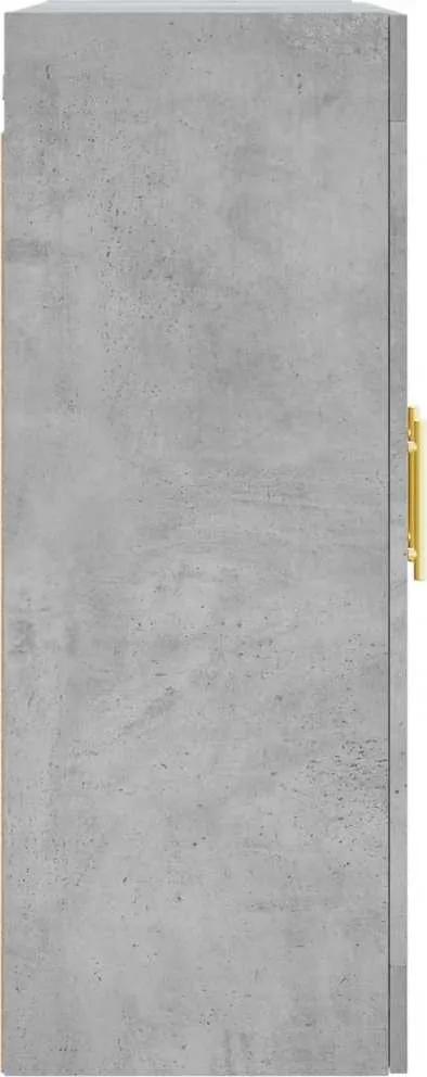 vidaXL Nástěnná skříňka 69,5 x 34 x 90 cm [828472] Barva: Betonová šedá