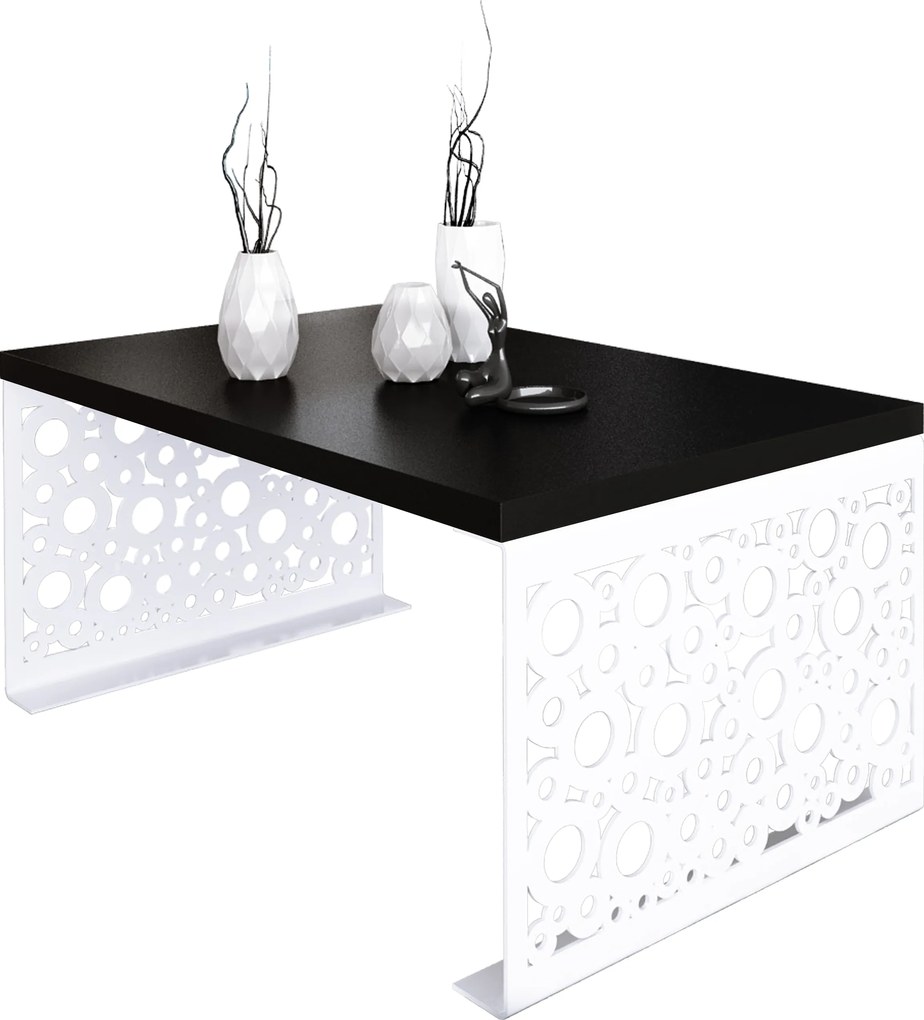 ADRK Furniture Konferenční stolek RINA 100x60 CT-RIN-W-B