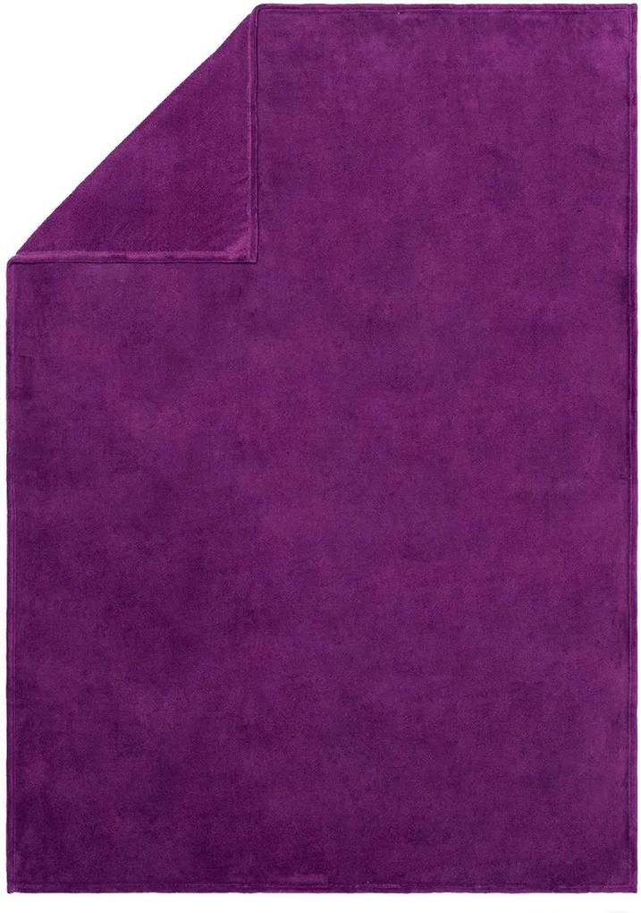 MERADISO® Deka, 150 x 200 cm (lila fialová), Barva: lila fialová - 4056232196598