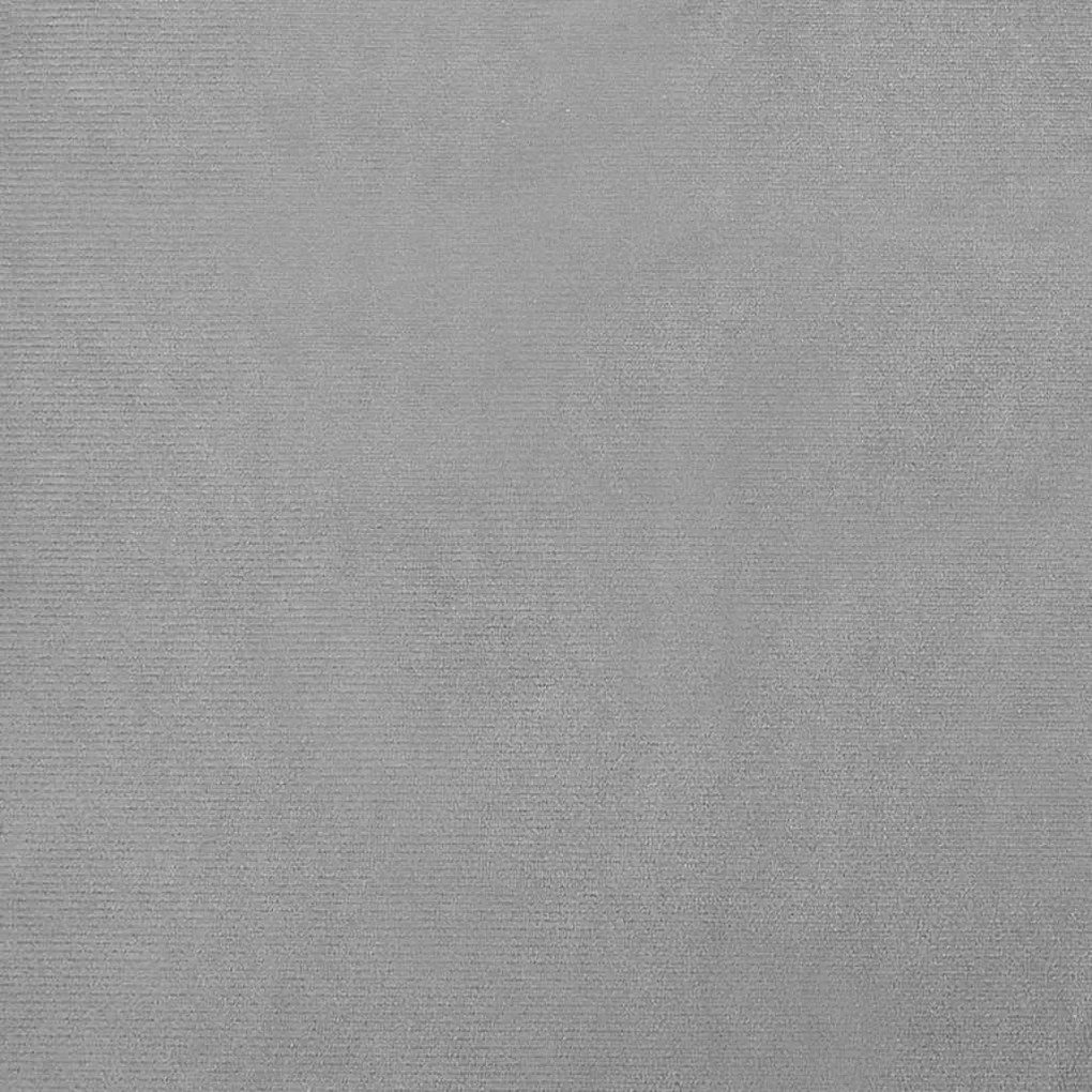Dětská pohovka světle šedá 70 x 40 x 24 cm samet 3196350