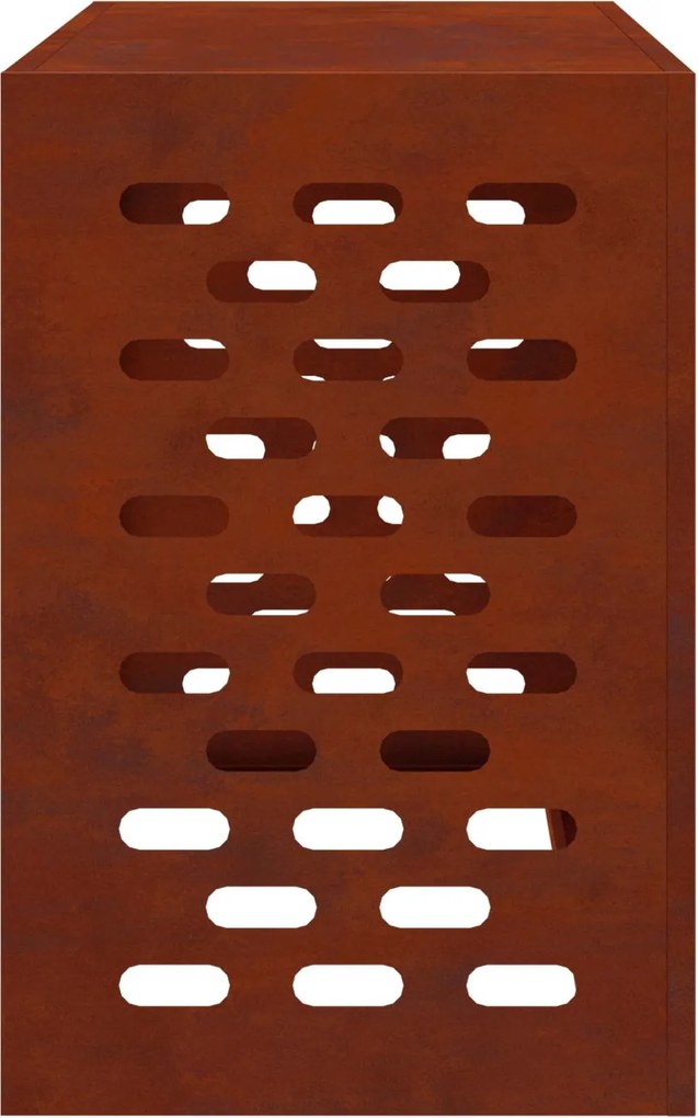 vidaXL Ochrana klimatizace Rezavá 90 x 40 x 60 cm