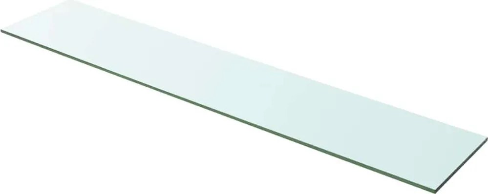 Policové desky 2 ks sklo čiré 100 x 20 cm 3051584