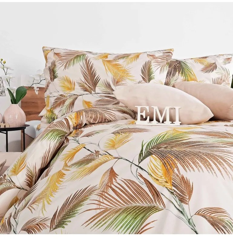 Povlečení bavlněné Kiara EMI, Prodloužený set jednolůžko obsahuje 1x 140x220 + 1x 70x90