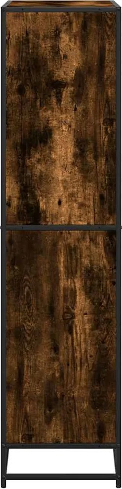 Knihovna kouřový dub 80,5 x 35 x 139 cm kompozitní dřevo 3300847
