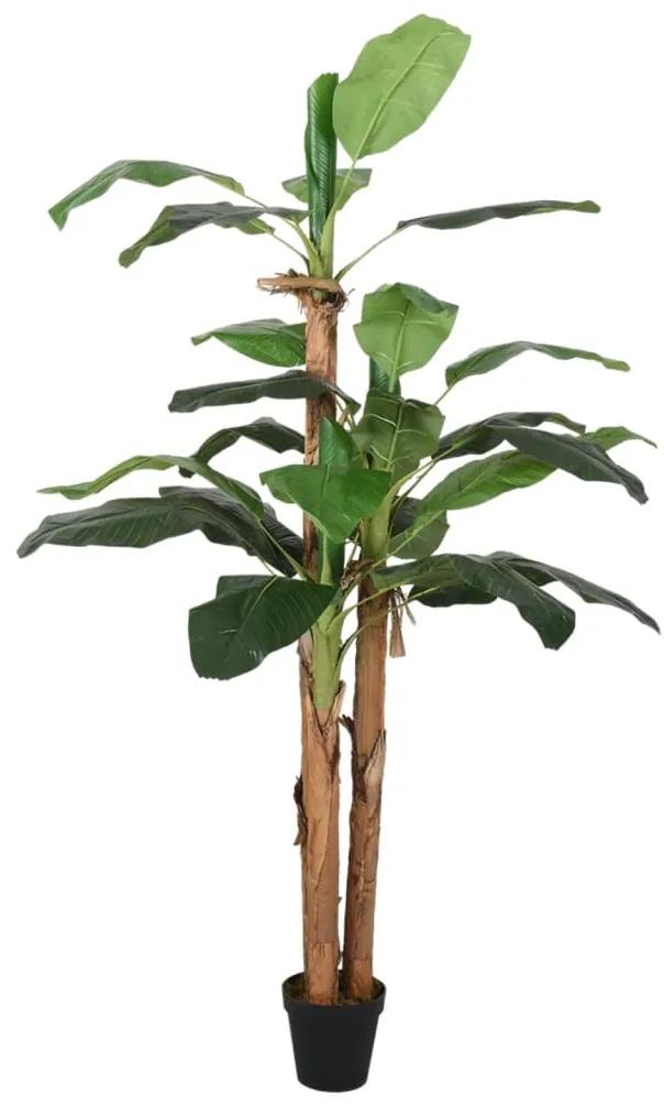 vidaXL Umělý banánovník 9 listů 120 cm zelený