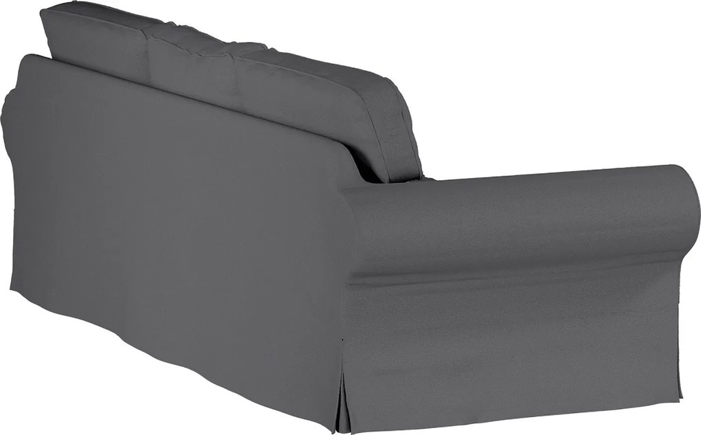 Potah na pohovku IKEA Ektorp 3-místná, rozkládací STARÝ MODEL PIXBO barva šedá látka pletený vzor