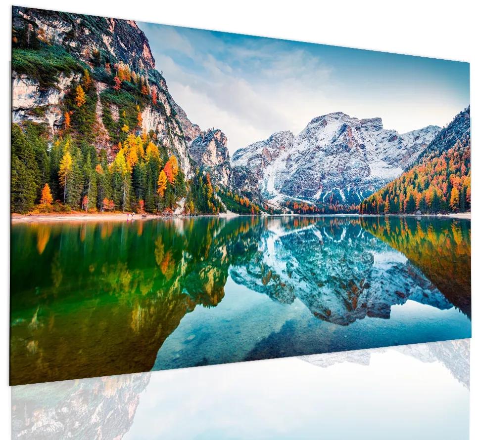 Malvis ® Obraz Křišťálové jezero Velikost: 120x80 cm
