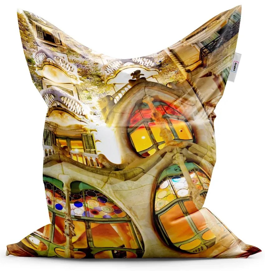 Sablio Sedací vak Classic Barcelona Gaudi Casa Batllo 1 - 200x140 cm