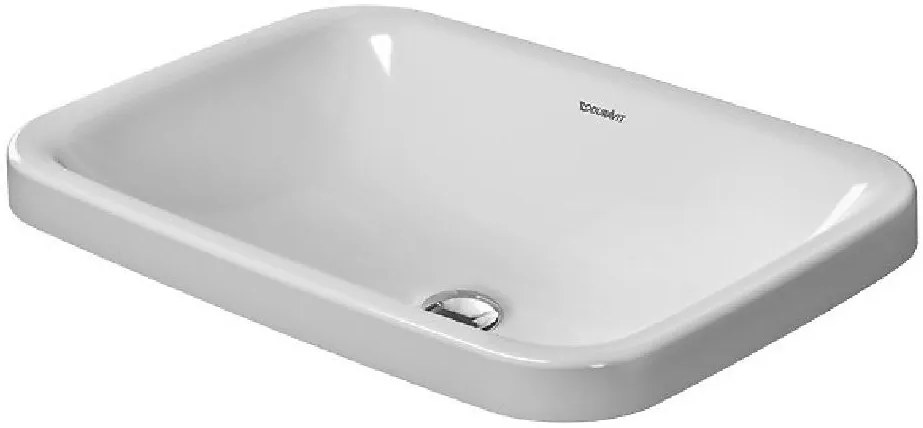 Duravit DuraStyle - Umyvadlo 60x43 cm, alpská bílá 0372600000