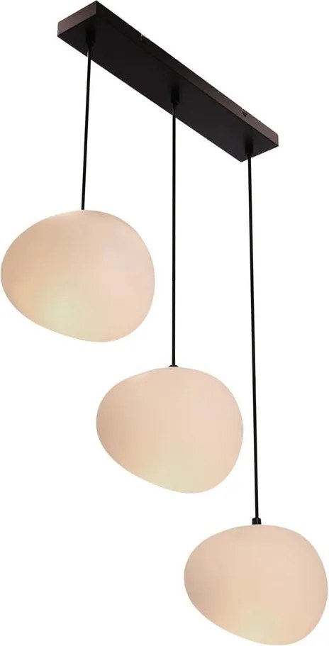Černo-bílé závěsné svítidlo Stones – Candellux Lighting