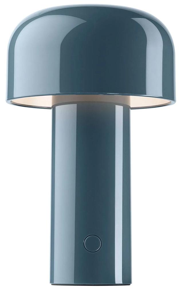 FLOS Bellhop dobíjecí LED stolní lampa šedomodrá