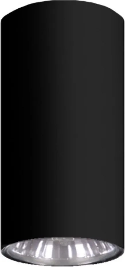 Stropní svítidlo tubus bílé/černé 10 cm Mile