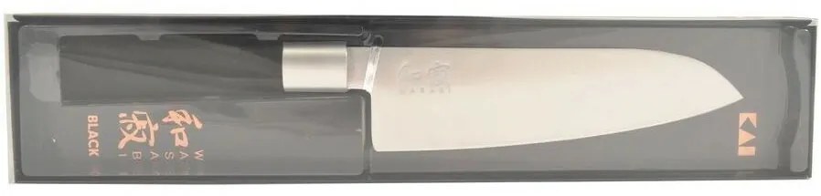Kai Santoku nůž Wasabi Black, 16,5 cm