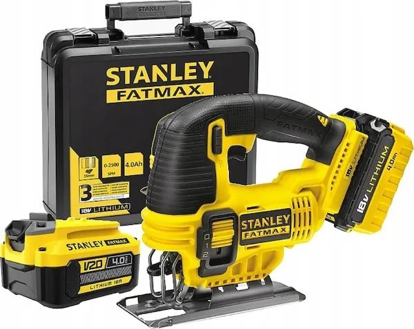 Stanley Pila V20 SFMCS650B Bl 2x4,0Ah Kufer