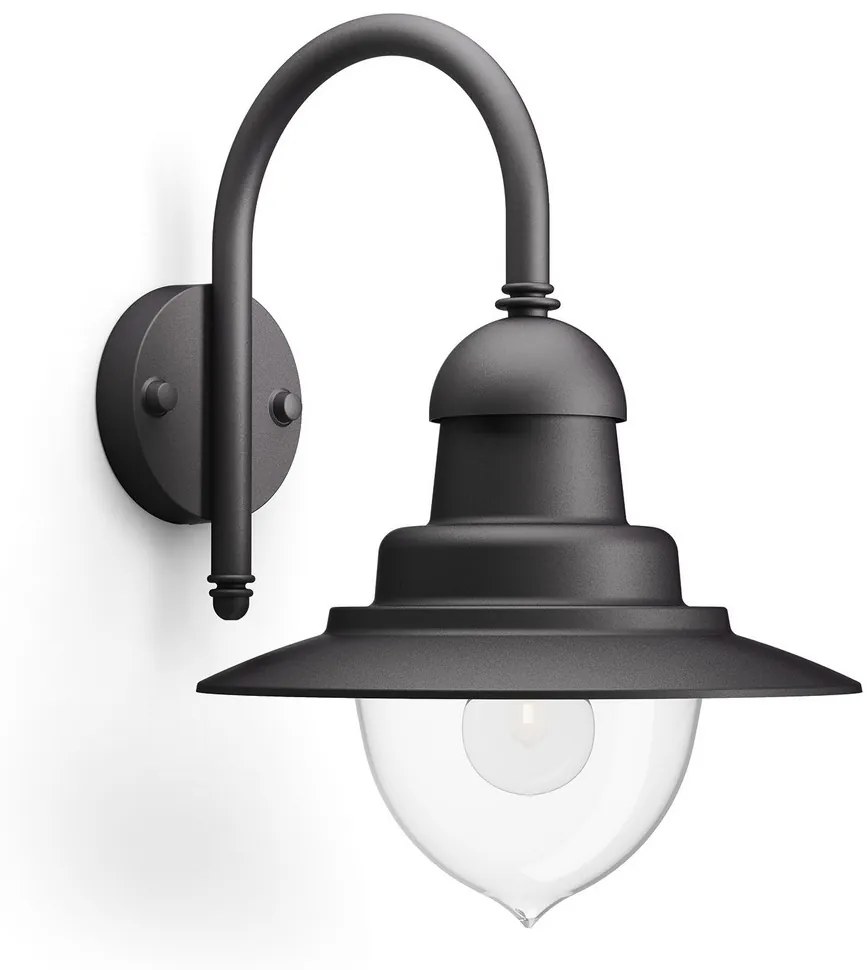 Philips 01652/30/PN - Venkovní nástěnné svítidlo MYGARDEN RAINDROP 1xE27/60W/230V IP44