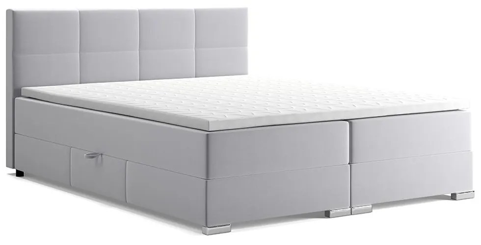Kontinentální postel dvoulůžko BOXSPRING ARDEN + topper v ceně | 140x200 | VÝBĚR TKANIN