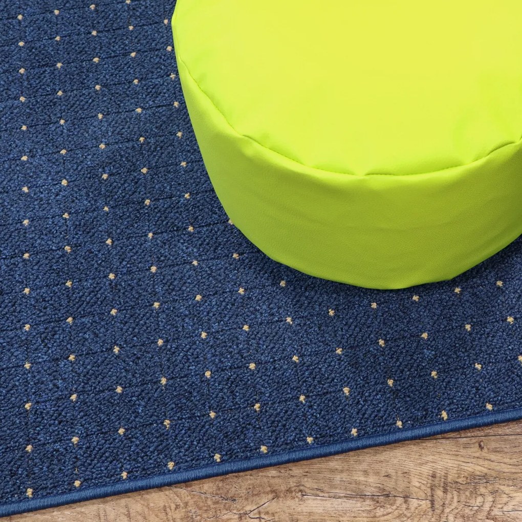 Condor Carpets, Kusový koberec Udinese modrý, 80x150, modrá, chodba / předsíň