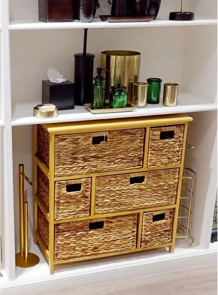 Kovový stojan na toaletní papír ve zlaté barvě Fay – Premier Housewares