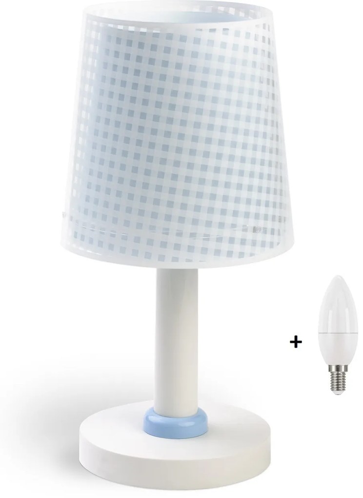 Dalber 80221T VICHY - Dětská stolní lampička pro kluky + Dárek LED žárovka