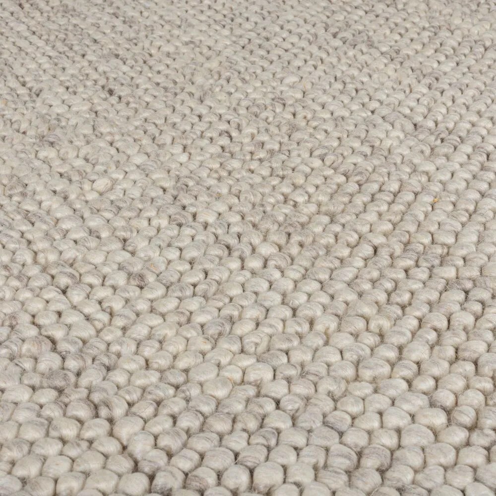 Flair Rugs, Ručně tkaný běhoun Minerals Light Grey, 60x230, béžová, chodba / předsíň