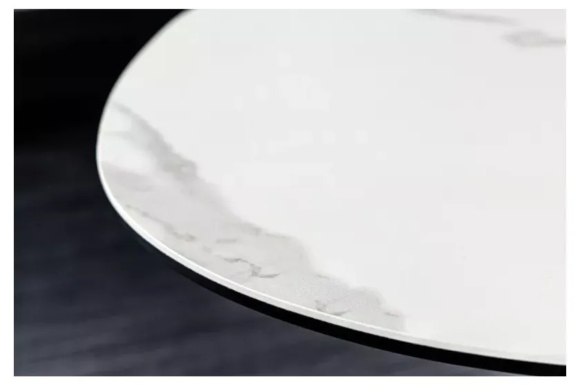 Massive home | Konferenční stolek MARVELOUS WHITE 90 CM keramika