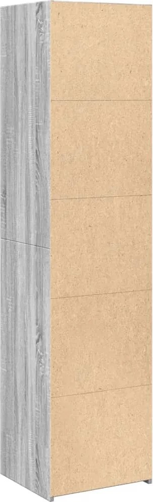 Skříň highboard šedá sonoma 45 x 41 x 185 cm kompozitní dřevo 3281678