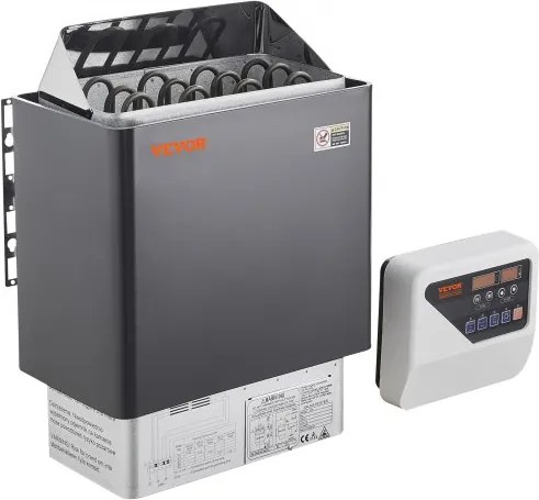 6 kW elektrický saunový topný kamna Digitální ovladač pro domácí lázně 5-9 m³