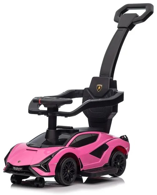 Odrážedlo Lamborghini Sian růžové