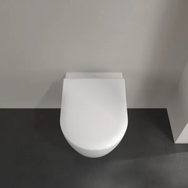 Villeroy & Boch 5656RS01 - Závěsné WC s prkénkem SoftClose AVENTO keramika/bílá
