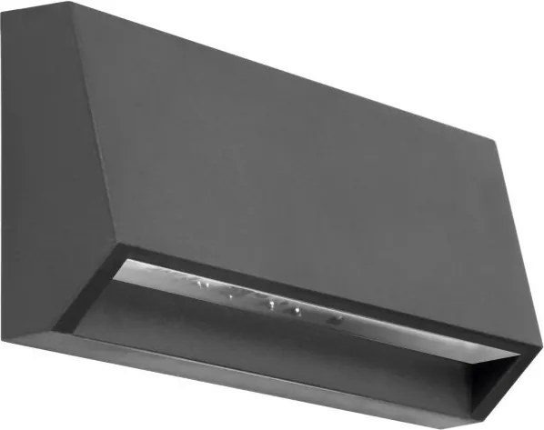 Venkovní svítidlo nástěnné ORNO AD-OP-6191L4, IP65, 4000K, 170lm, antracit