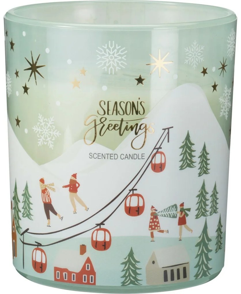 Vonná svíčka Winter Fun, vůně Grib Forest, 270 g