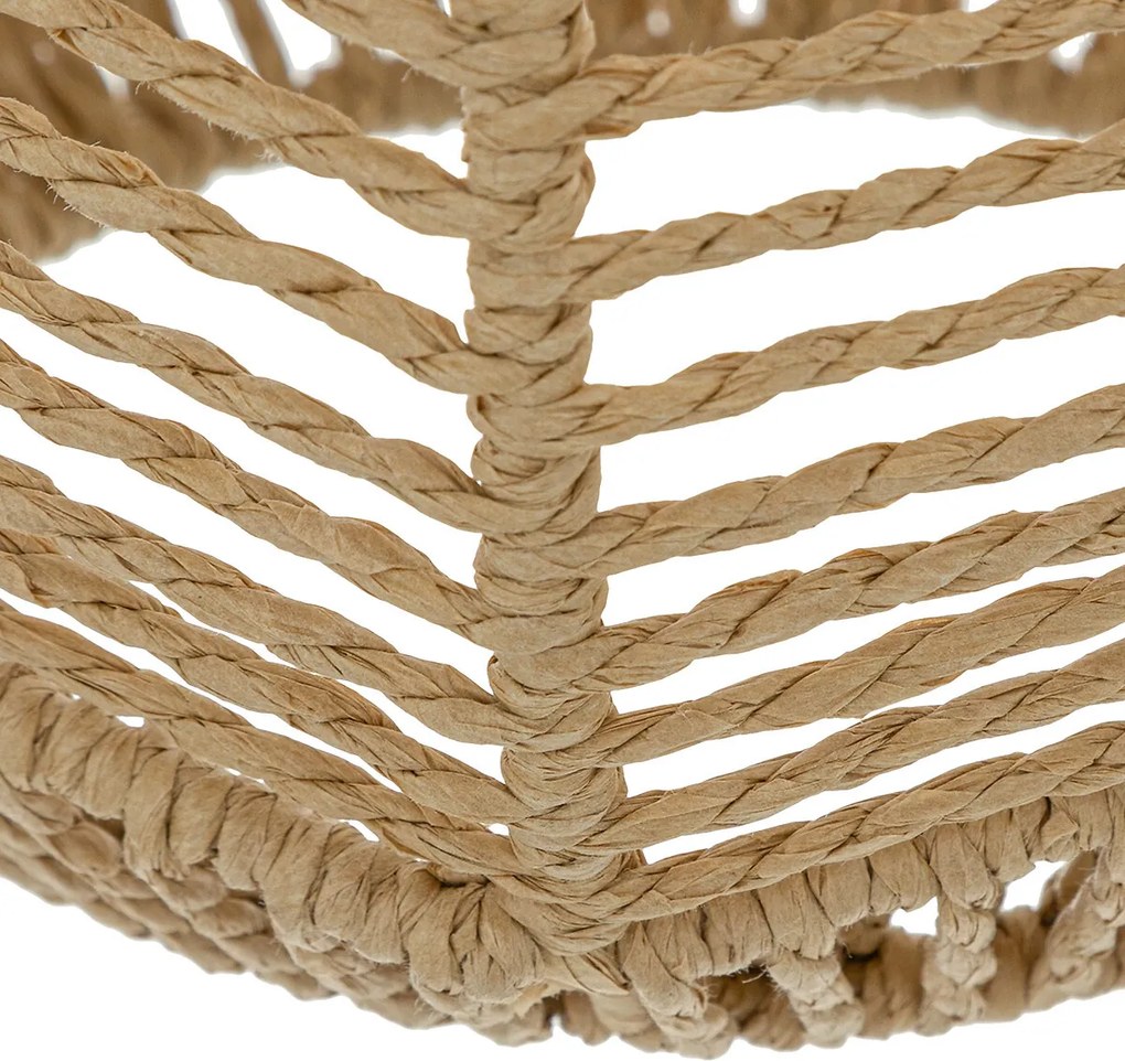 Visící lampa CAREN se stínítkem z pleteniny, Ø 24 cm