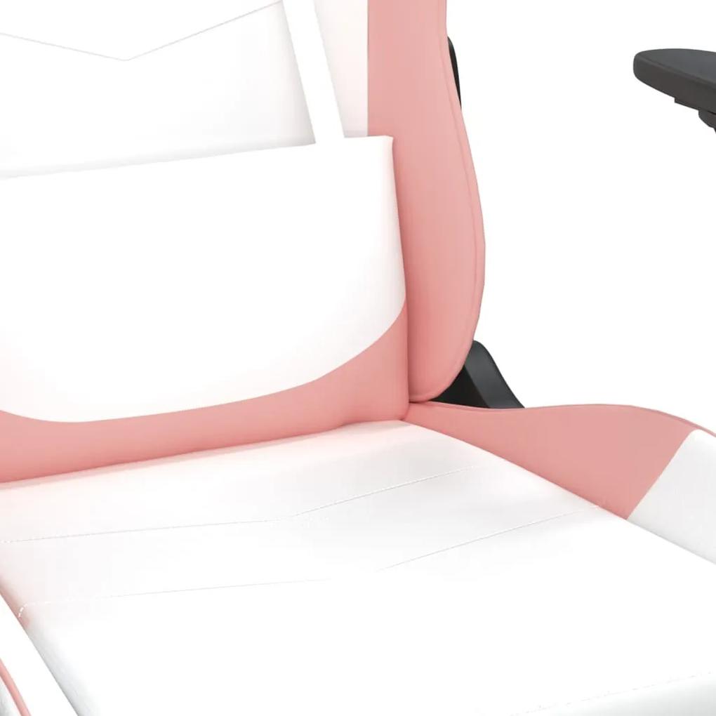 vidaXL Herní židle s podnožkou umělá kůže [3143662] Barva: Černá a maskáčová