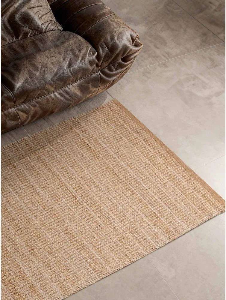 Oboustranný/ručně tkaný běhoun s příměsí juty v přírodní barvě 80x300 cm Birka – Villeroy&Boch