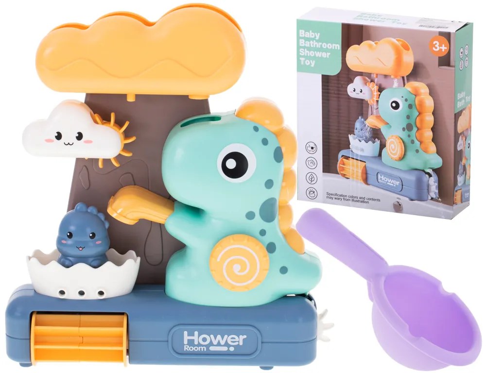 Creative Corner Koupelnová sprcha s dinosauřím navijákem