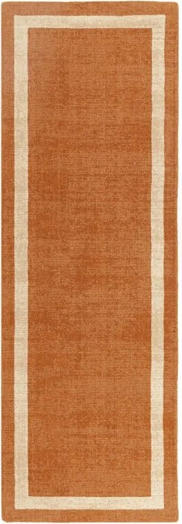 Tribeca Design Kusový koberec Buster Border Orange Rozměry: 68x240 cm