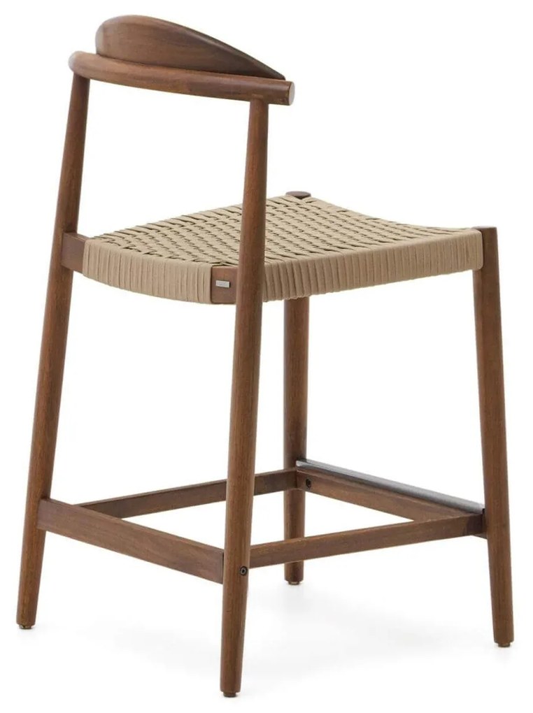 Barová židle glynis 62 cm ořech MUZZA