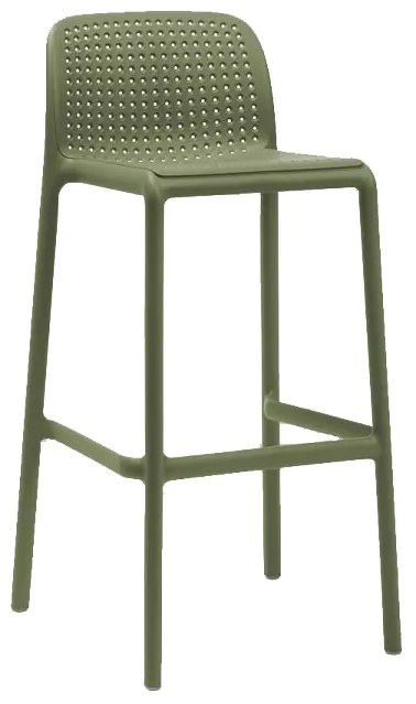 Nardi Plastová barová židle BORA Odstín: Antracite - Černá