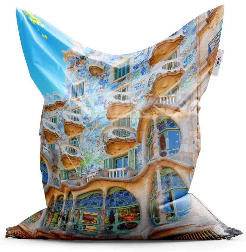 Sablio Sedací vak Classic Barcelona Gaudi Casa Batllo 2 - 150x100 cm