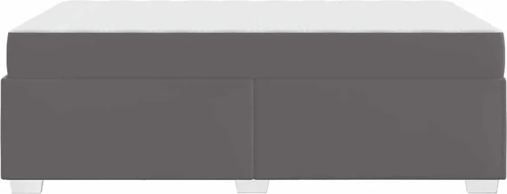 Rám postele Šedá 120 x 190 cm PVC 3399232